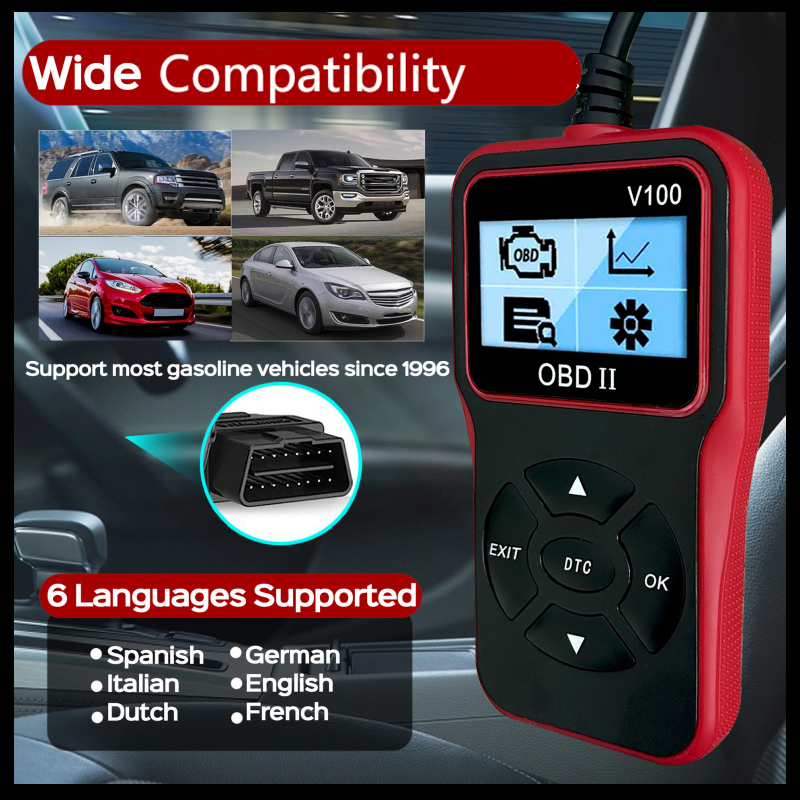 🔥Limited Time Promotion 50% OFF🔥Multi-function Engine Fault Code Reade ...