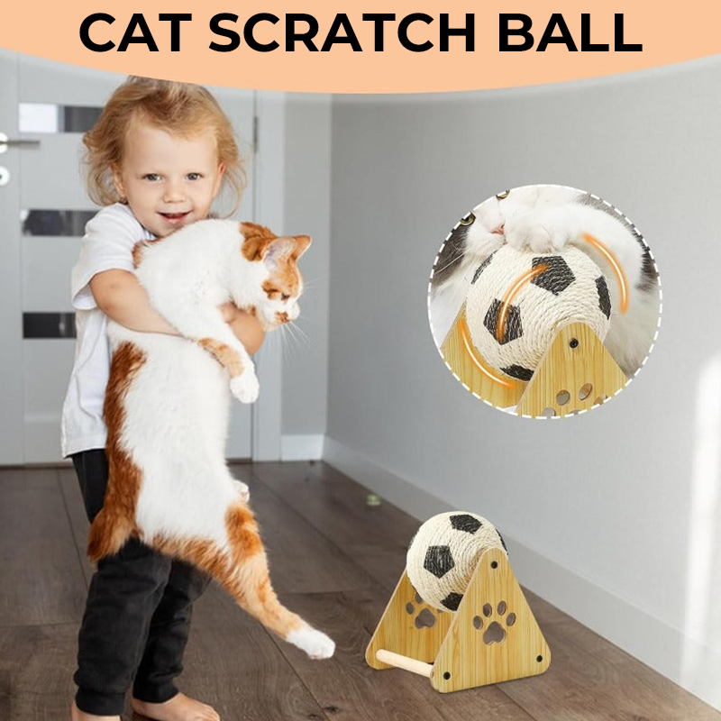 Cat Scratch Ball with Triangle Stand – Lonborus